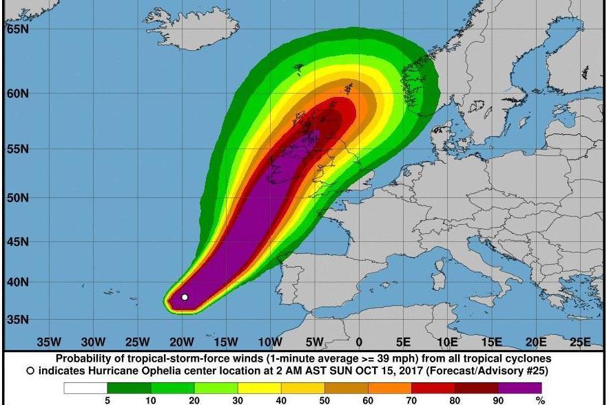 Category 3 Hurricane set to batter Ireland and the UK - The Leader ...